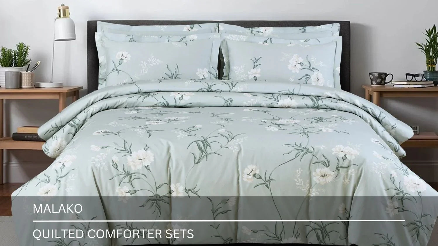 Revamp Your Sleep Space with Malako's Luxurious 6-Piece Comforter Sets ...